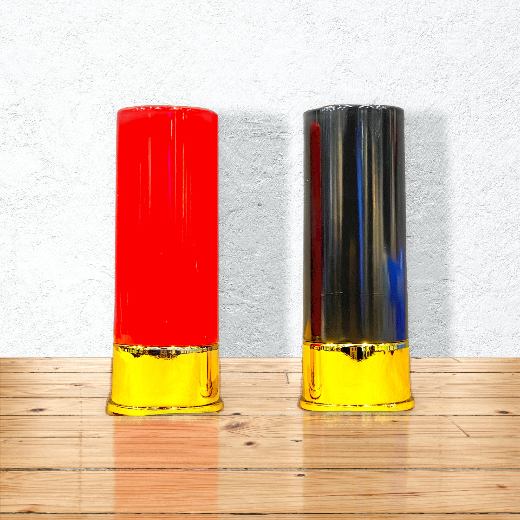 CALIBER GOURMET Shotgun Shell Shot Glasses, Black and Red | Frank's BBQ ...